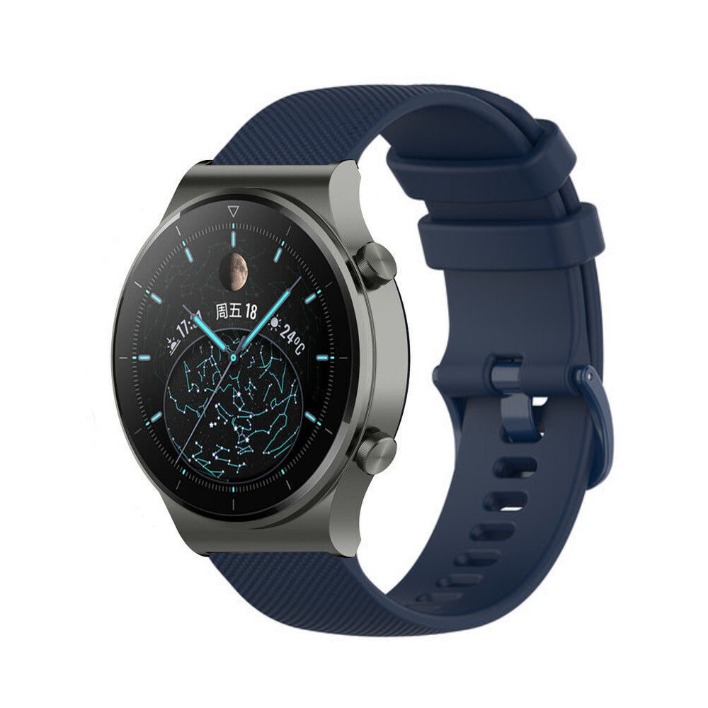 Huawei Watch GT 2 Pro Premium Silikonarmband (Dunkelblau)